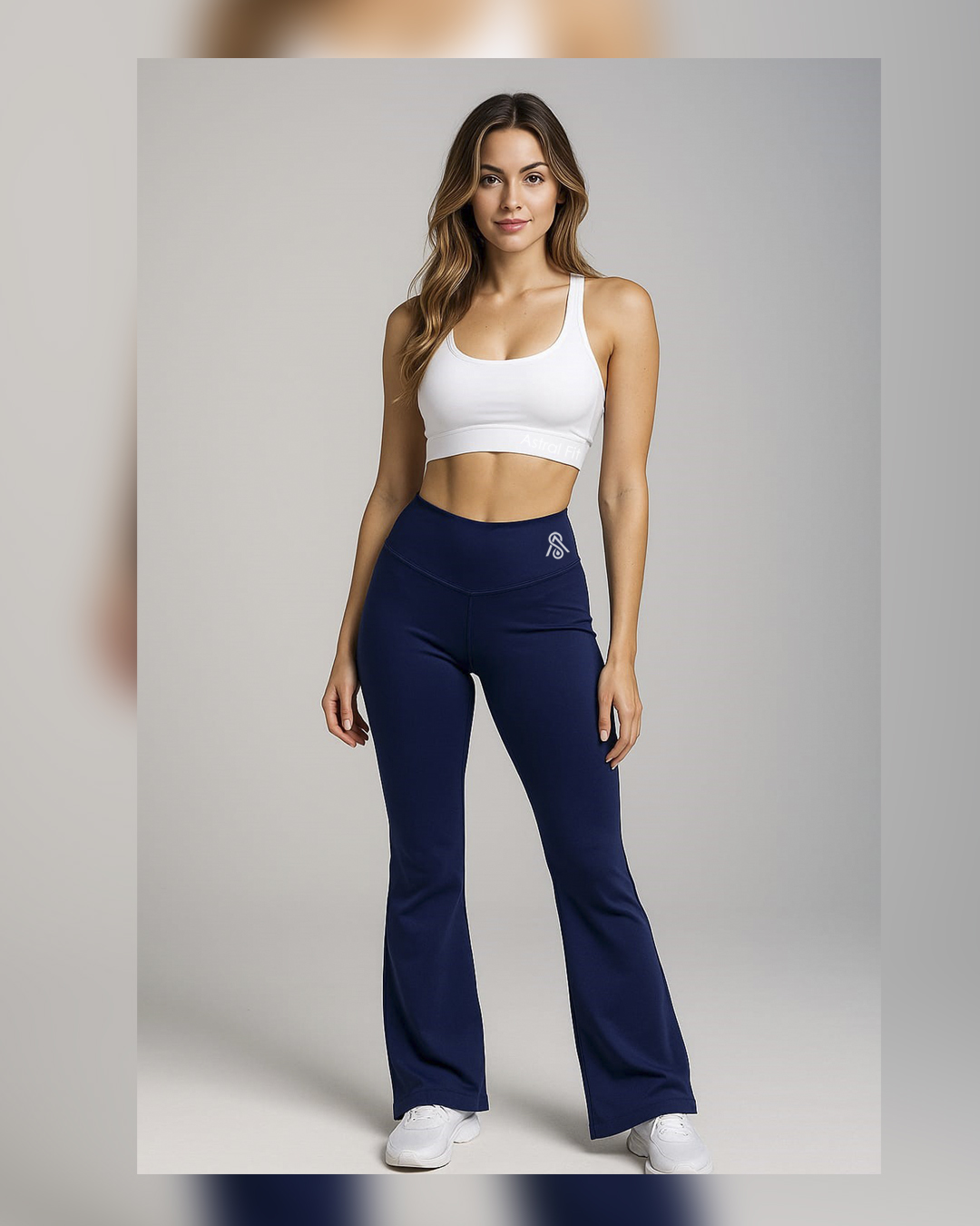 Licra Basta Ancha Control de Abdomen Efecto Lipo Suplex- Azul – ASTRAL FIT